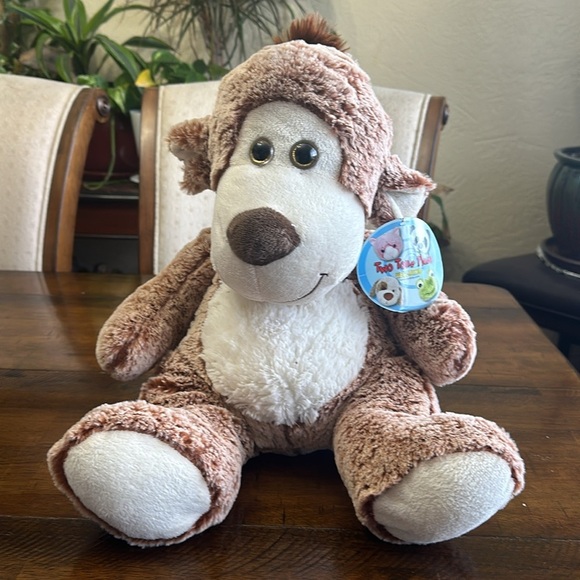 Kellytoy | Toys | Kellytoy Brown And White Plush Monkey | Poshmark